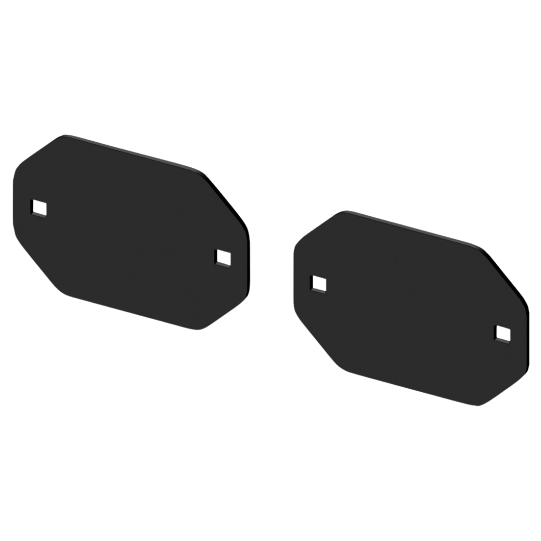 KFI Formed Bumper Light Cover Kit – Steel Flush Mount Covers, Made in ...