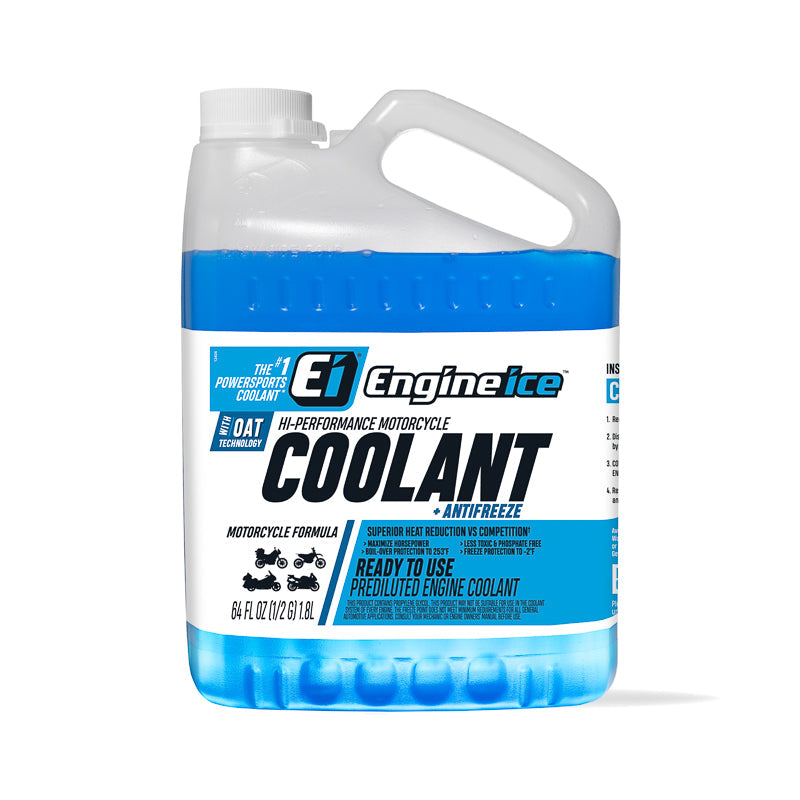 Engine Ice Hi-Performance Motorcycle Coolant + Antifreeze - 0.5 Gallon ...