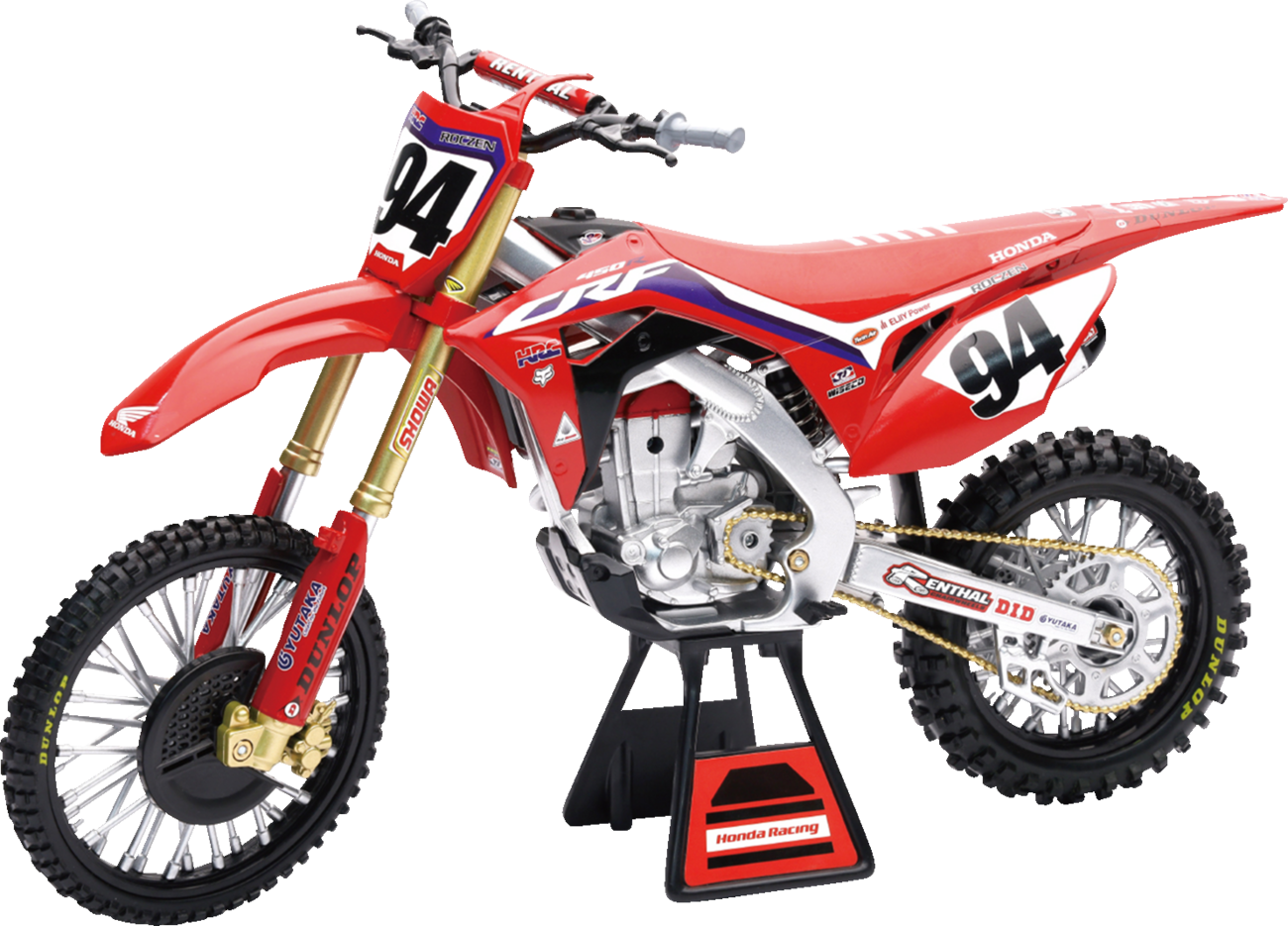 NEW RAY TOYS HRC Team Honda Race Bike - Ken Roczen - 1:6 Scale - Red ...