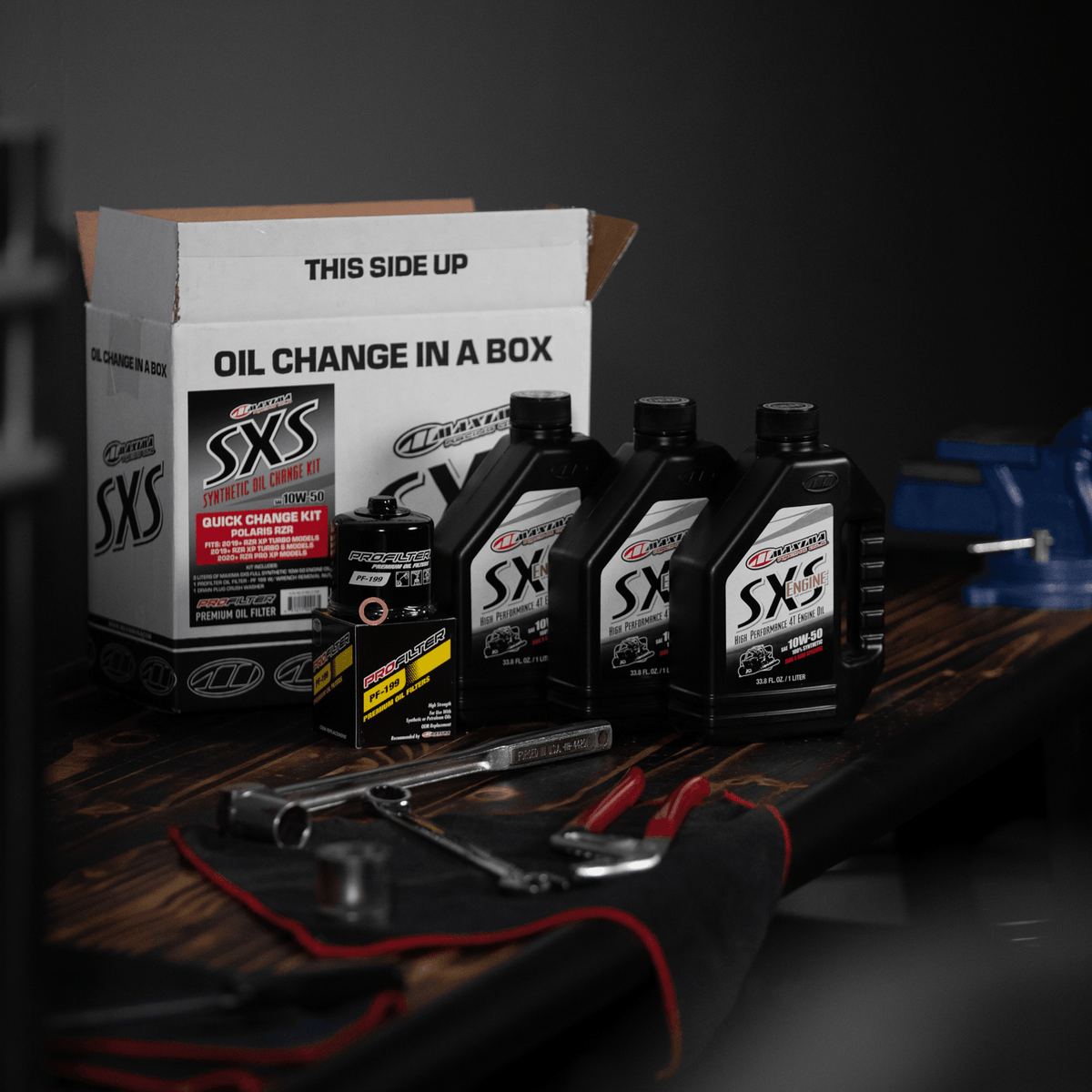 Sxs Quick Change Kit 10w 50 With Black Oil Filter 78-90131 ...